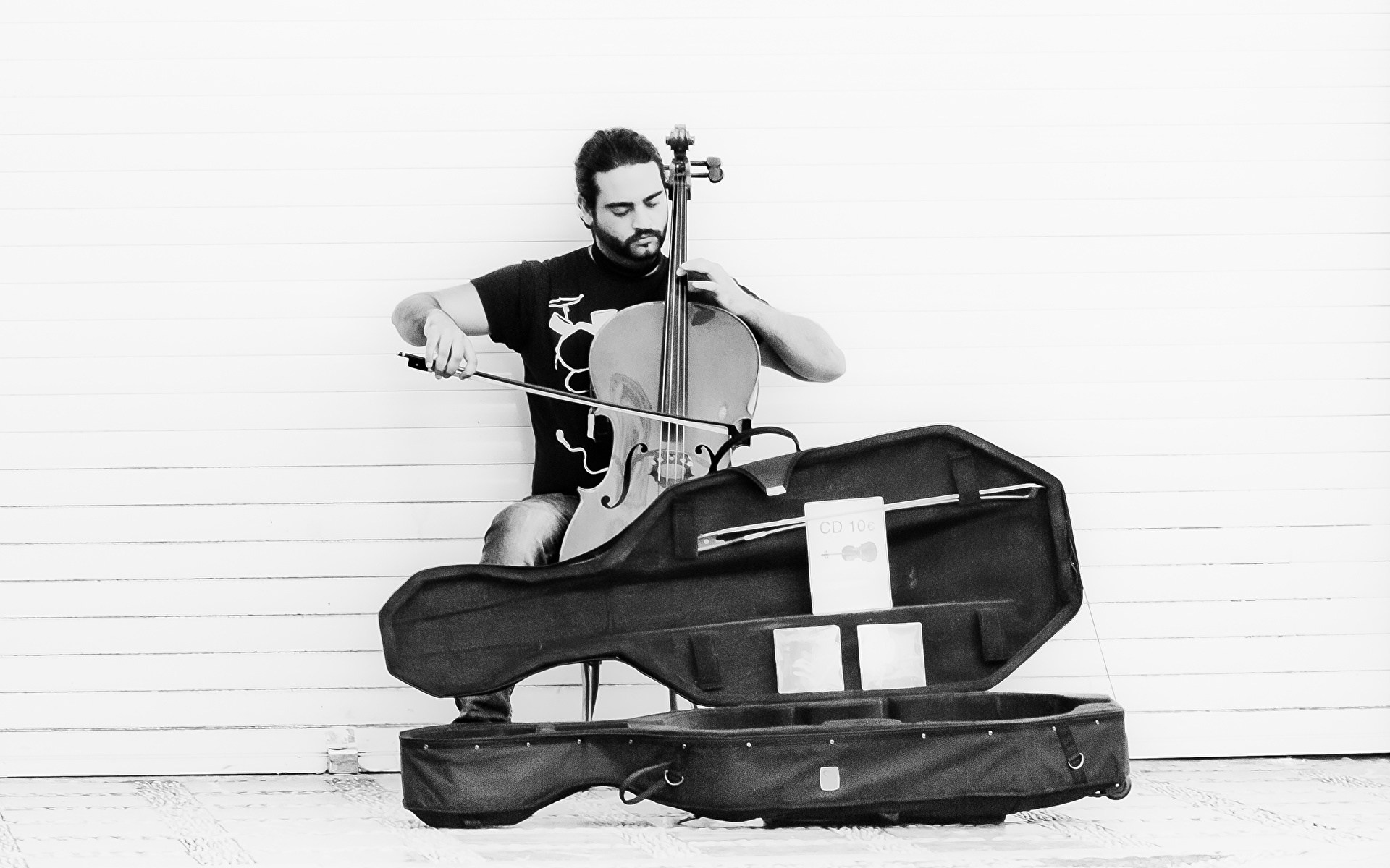 Fondos de Pantalla 1920x1200 Instrumento musical Varón Violonchelo ...